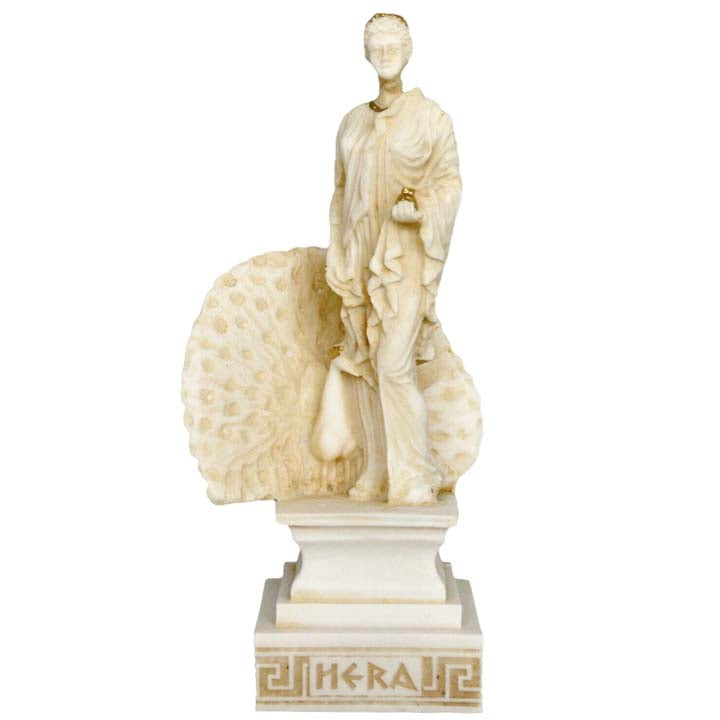 Hera small Alabaster aged statue - Goddess of Women - Queen of the Oly ...