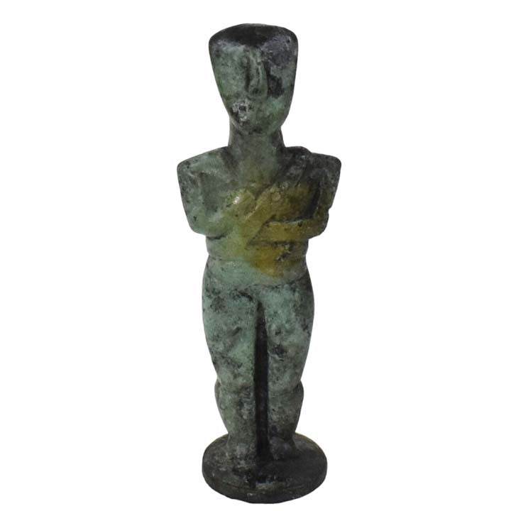 Cycladic Bronze Idol small statue sculpture - Ancient Art Abstract - S ...
