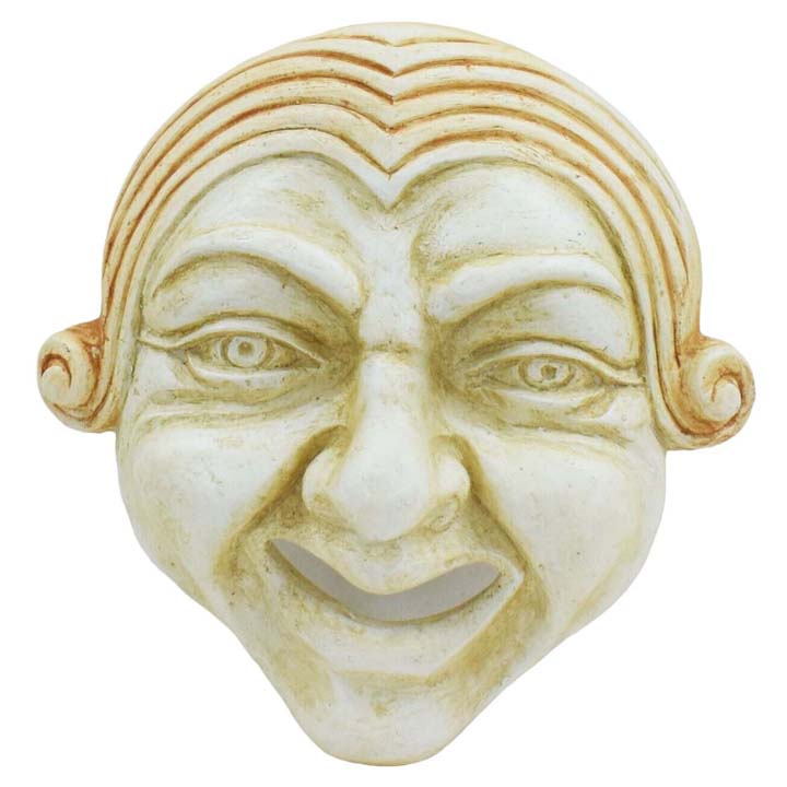 Ancient Greek Theater Comedy Mask – Talos Artifacts