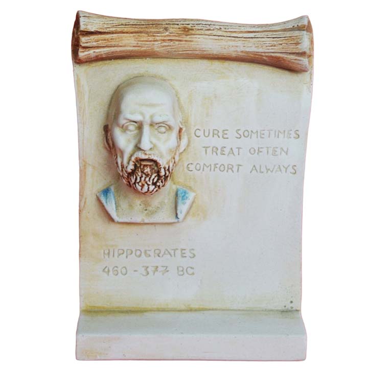 Hippocrates small relief with Quote - Western medicine Father - Hippoc ...