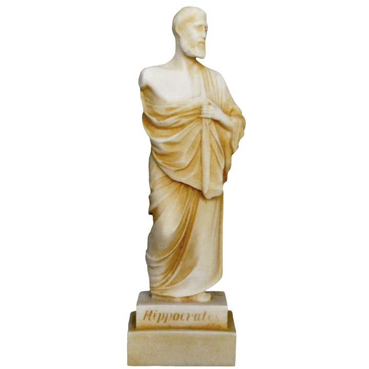 Hippocrates the father of Western medicine small aged statue - Hippocr ...