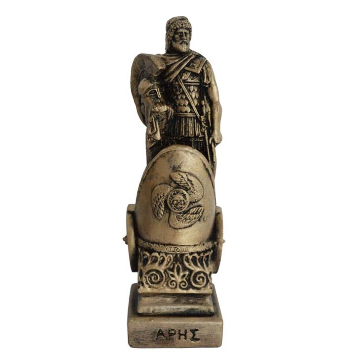 Ares God of war small sculpture statue - Greek God of Olympus - Spirit ...