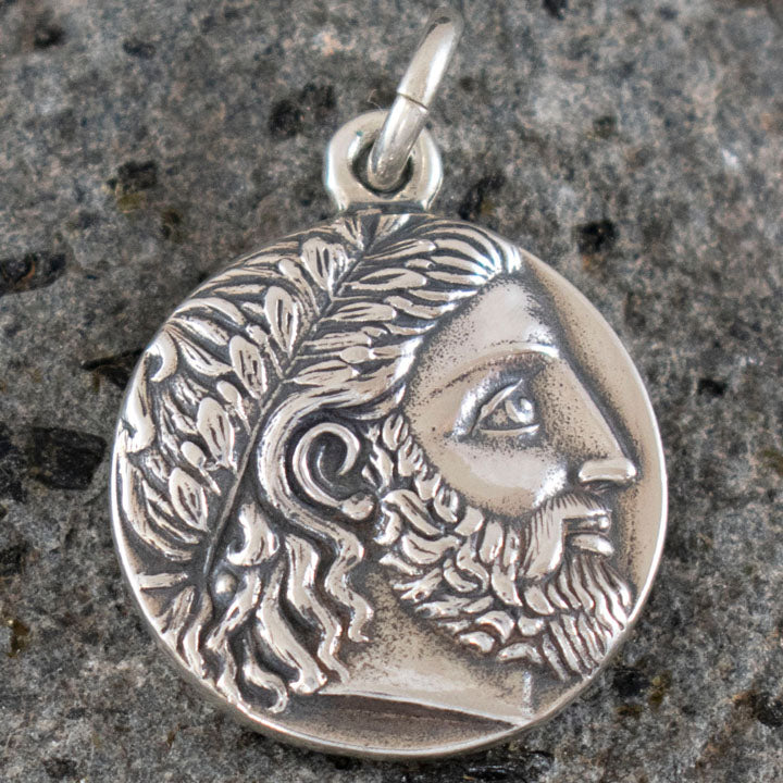 Phillip II Macedon Depicting Zeus Coin Pendant - King of the Olympians ...