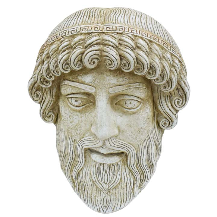 Poseidon small mask - Ancient Greek Theater - God of The Sea – Talos ...