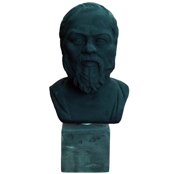 Socrates Greek Philosopher black bust - Western Philosophy - Plato Ari ...