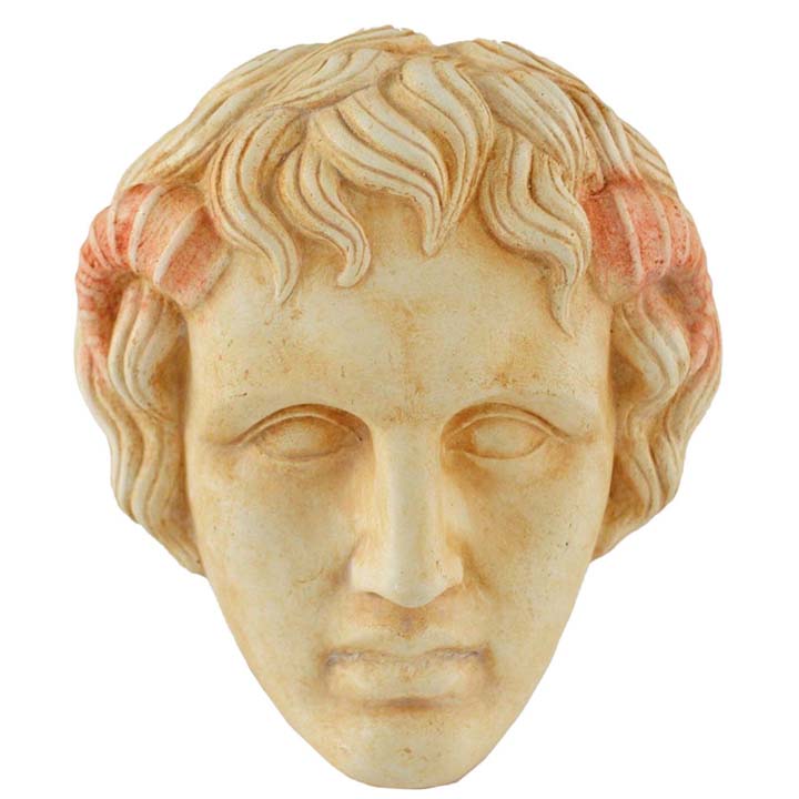 Alexander the great small Mask - Macedonian Vergina king – Talos Artifacts