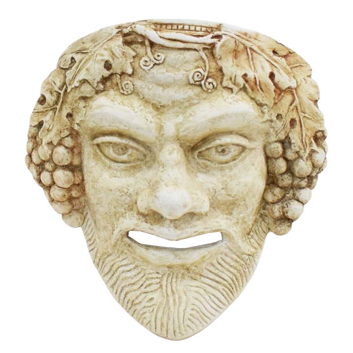 Dionysos Small Mask - Dionysus God of Wine Ritual Madness and ecstasy ...